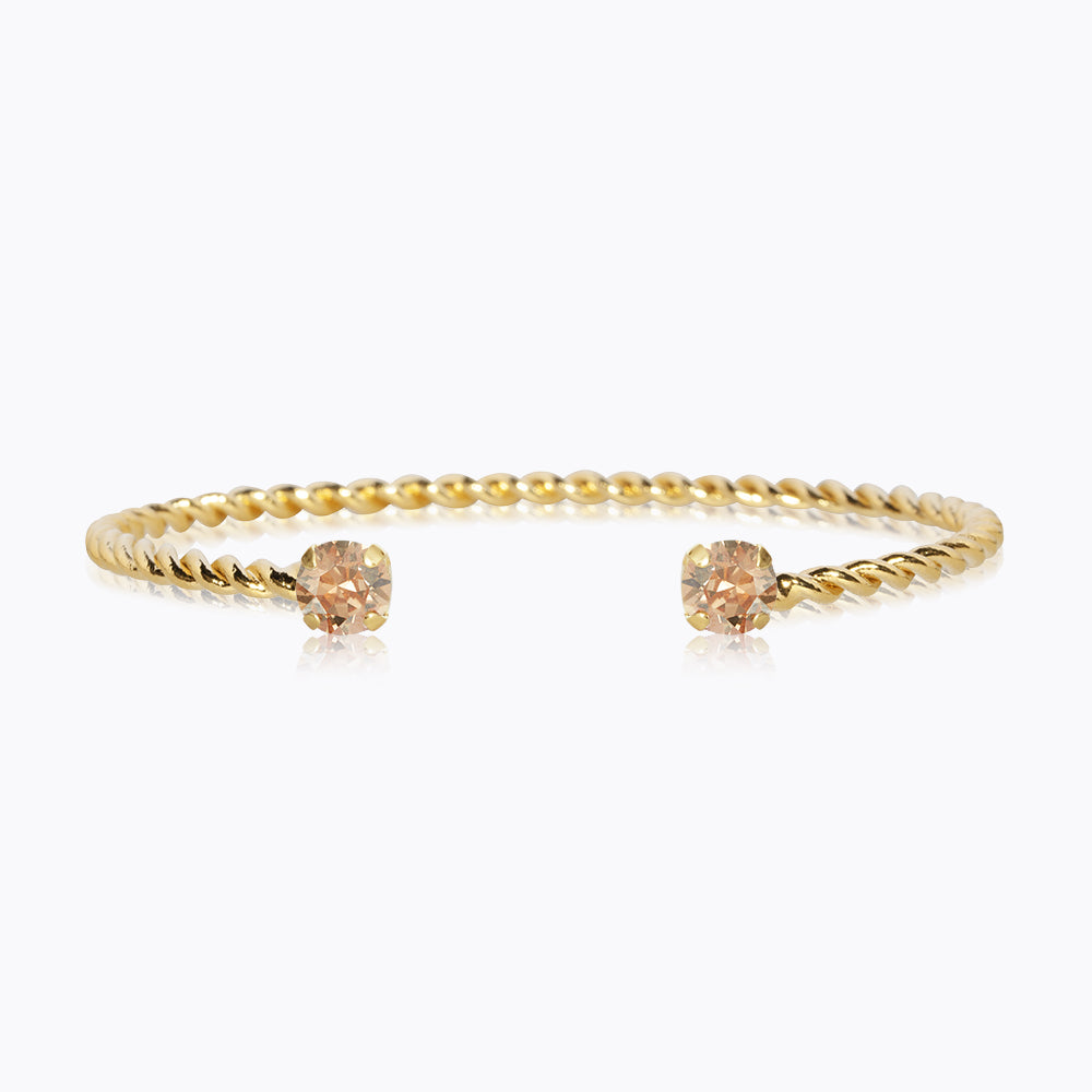 Armband - Mini Twisted Bracelet Golden Shadow Gold – Caroline Svedbom