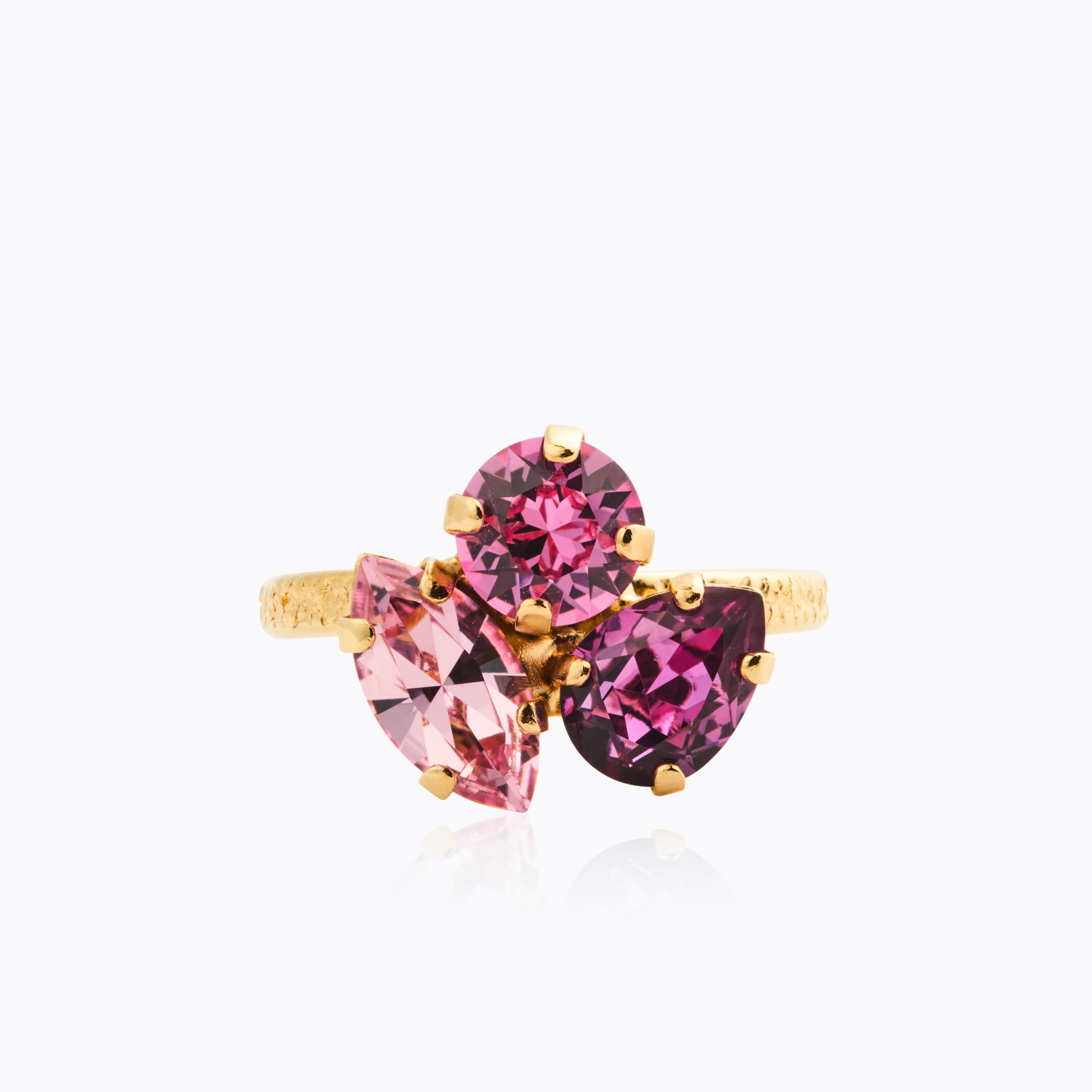 Ring - Ana Ring Dark Rose Combo Gold – Caroline Svedbom